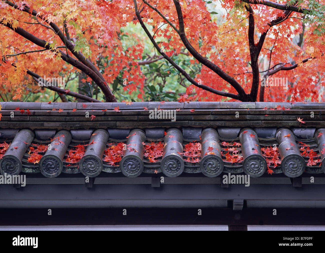 Traditional japanese roofing style hi-res stock photography and images ...