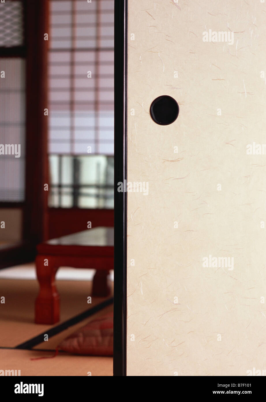 Sliding door (Fusuma Stock Photo - Alamy