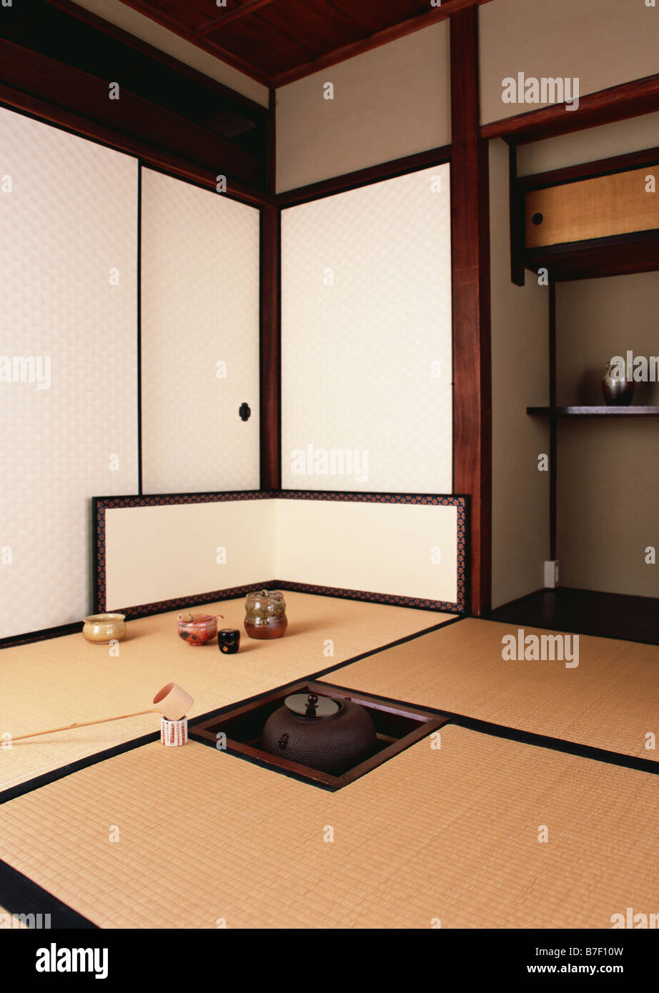 Japanese tea ceremony alcove hi-res stock photography and images - Alamy