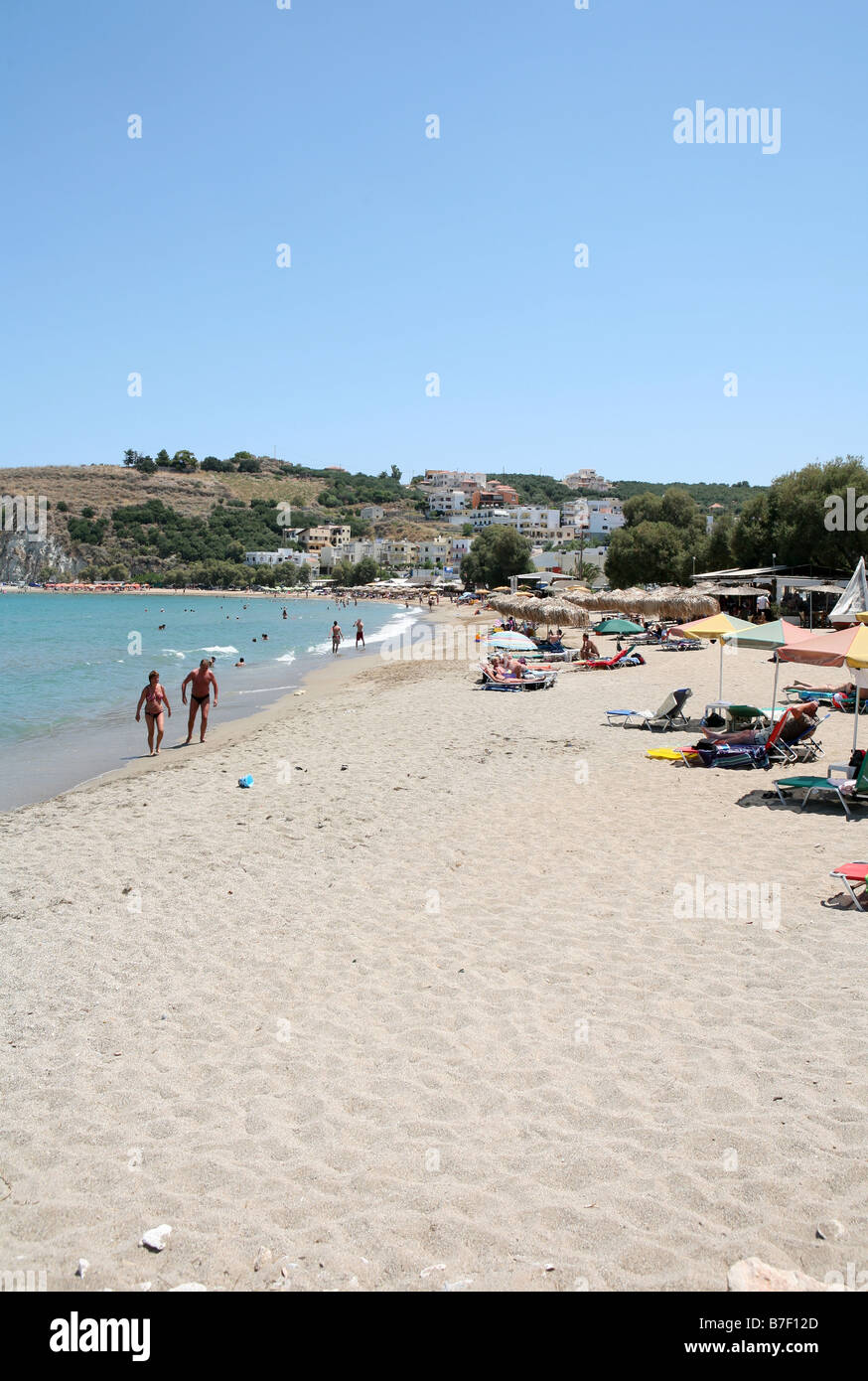 Kalives beach hi-res stock photography and images - Alamy