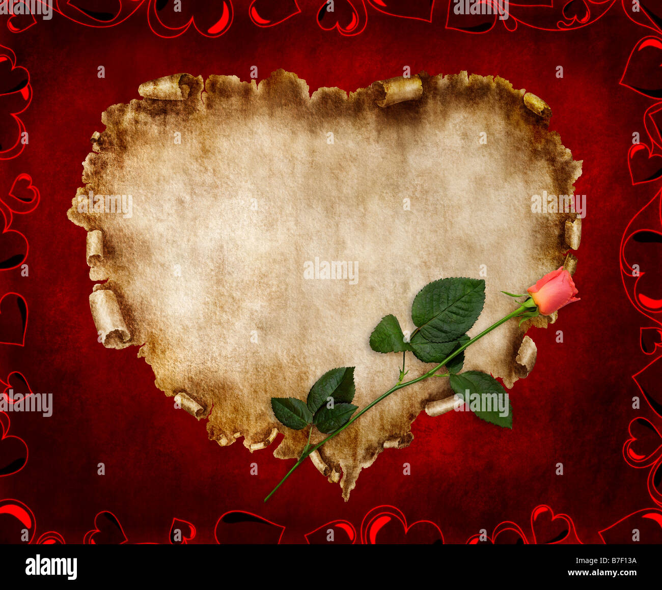 Valentine cards victorian hi-res stock photography and images - Alamy