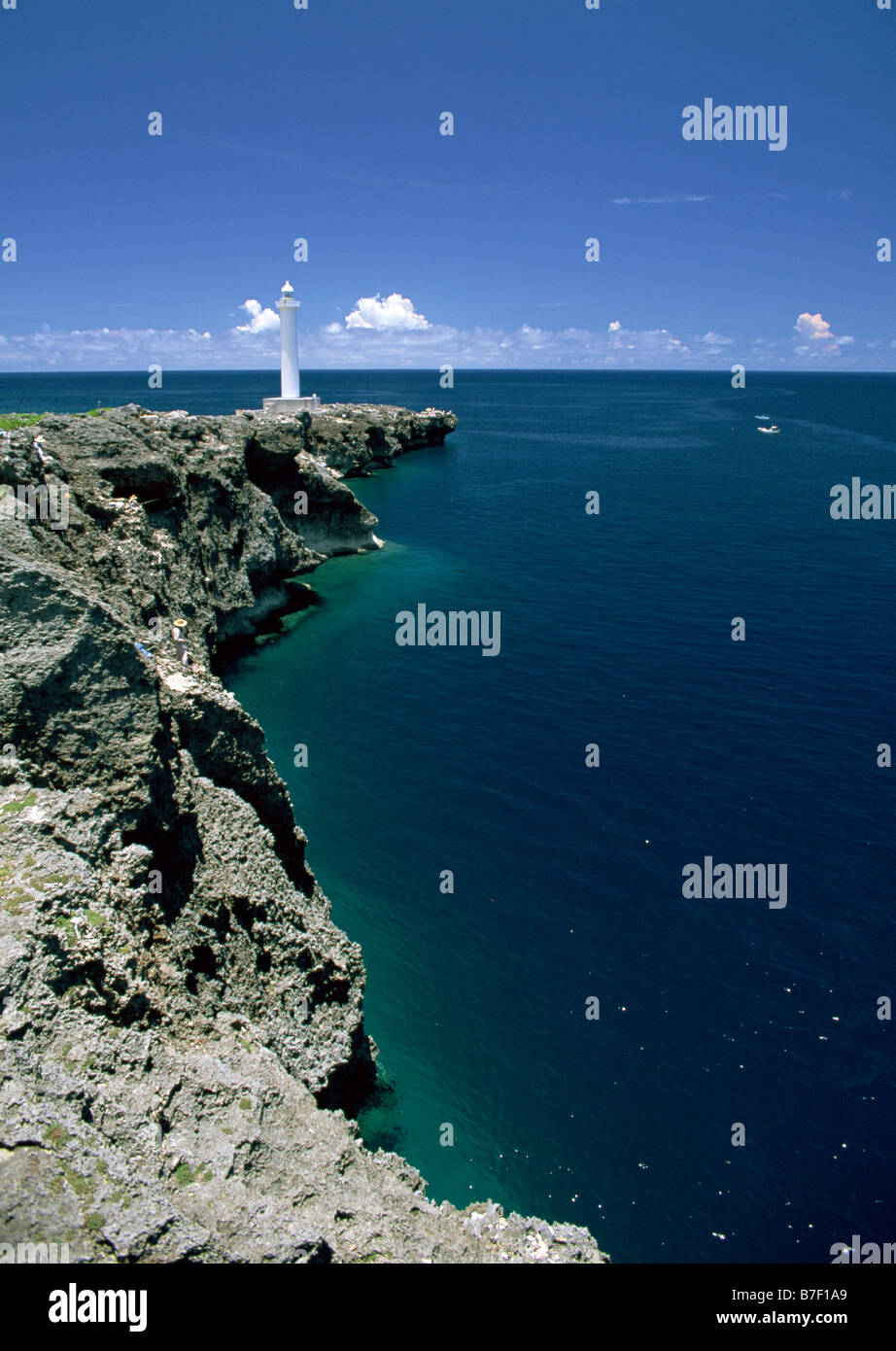 Cape and lighthouse Stock Photo - Alamy