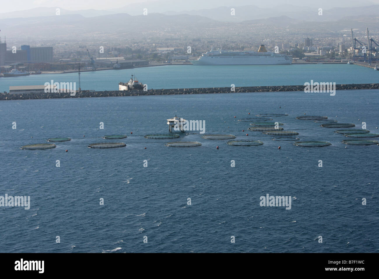 Tuna farms Limasoll Cyprus Stock Photo - Alamy