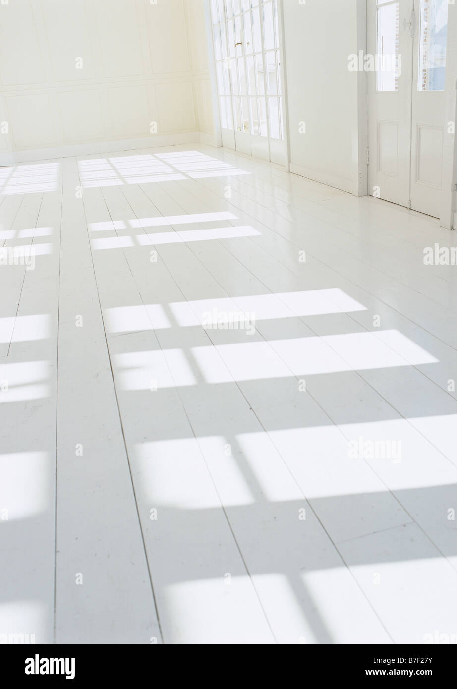 Wooden floor and sunlight Stock Photo - Alamy