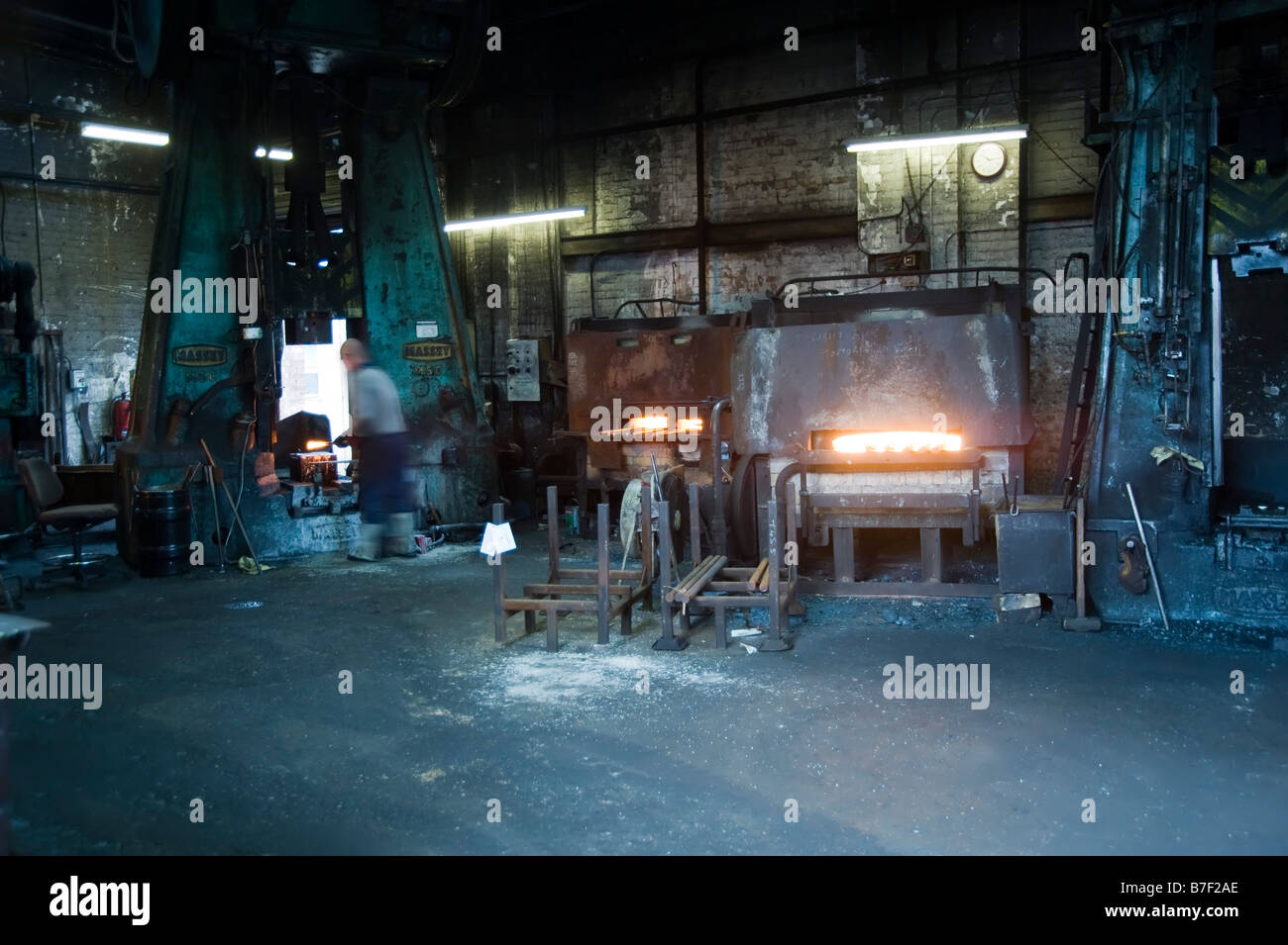 Inside a factory making manufactured goods with steel Stock Photo - Alamy
