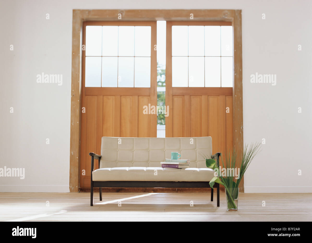 Living room and doors Stock Photo - Alamy