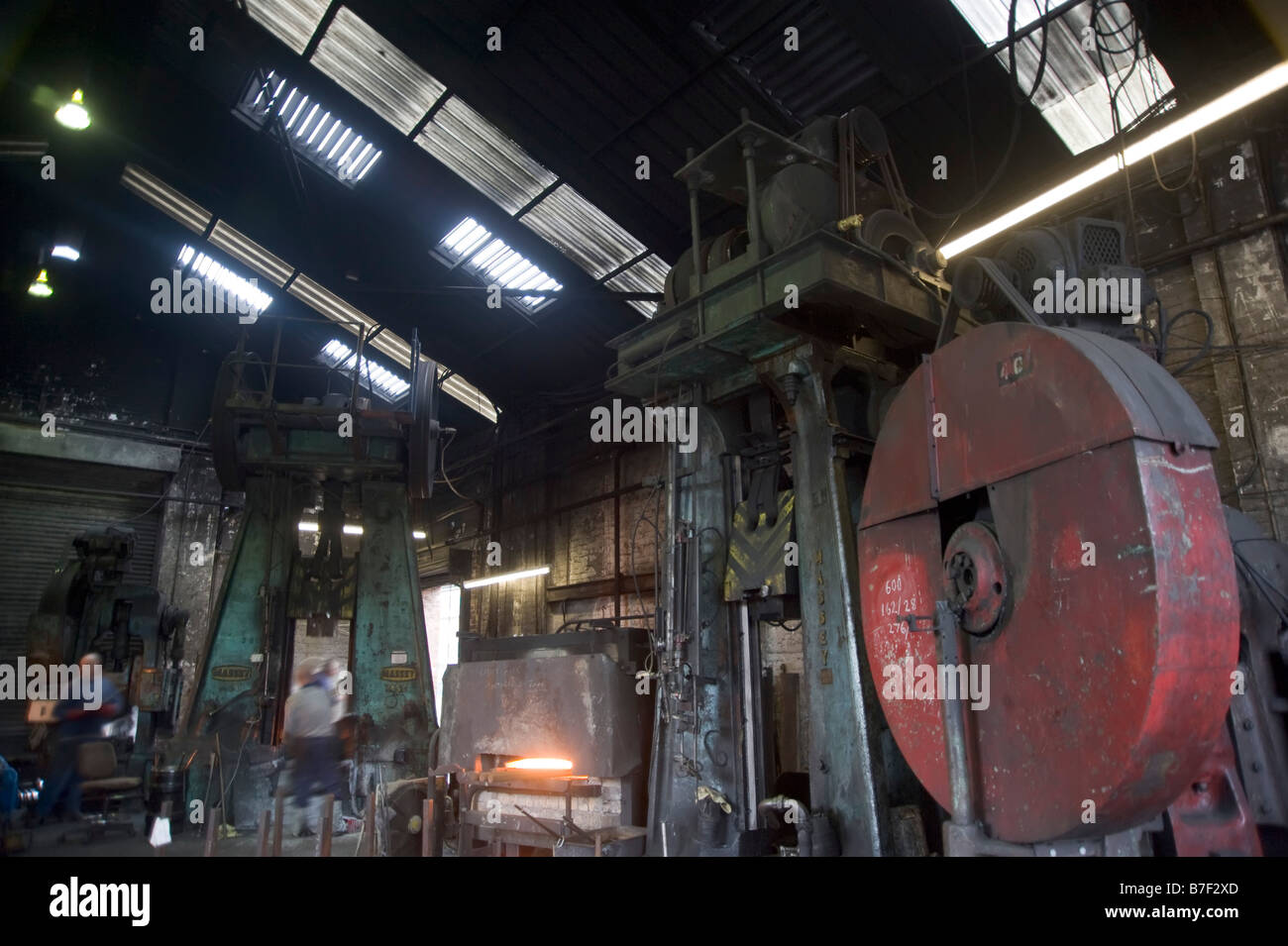 Inside a factory making manufactured goods with steel Stock Photo - Alamy