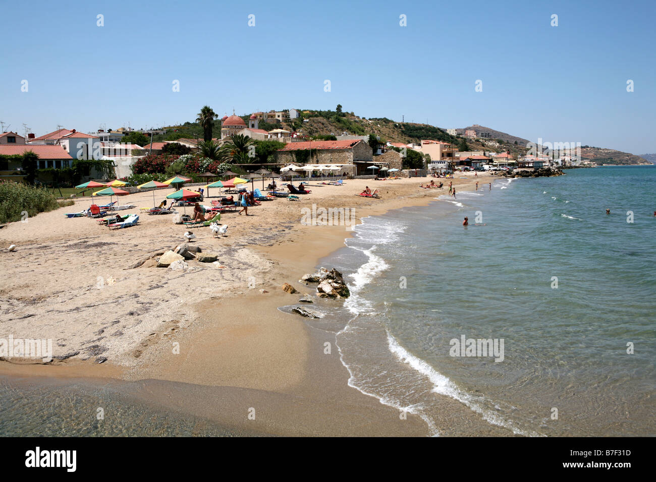 Beach kalives crete hi-res stock photography and images - Alamy