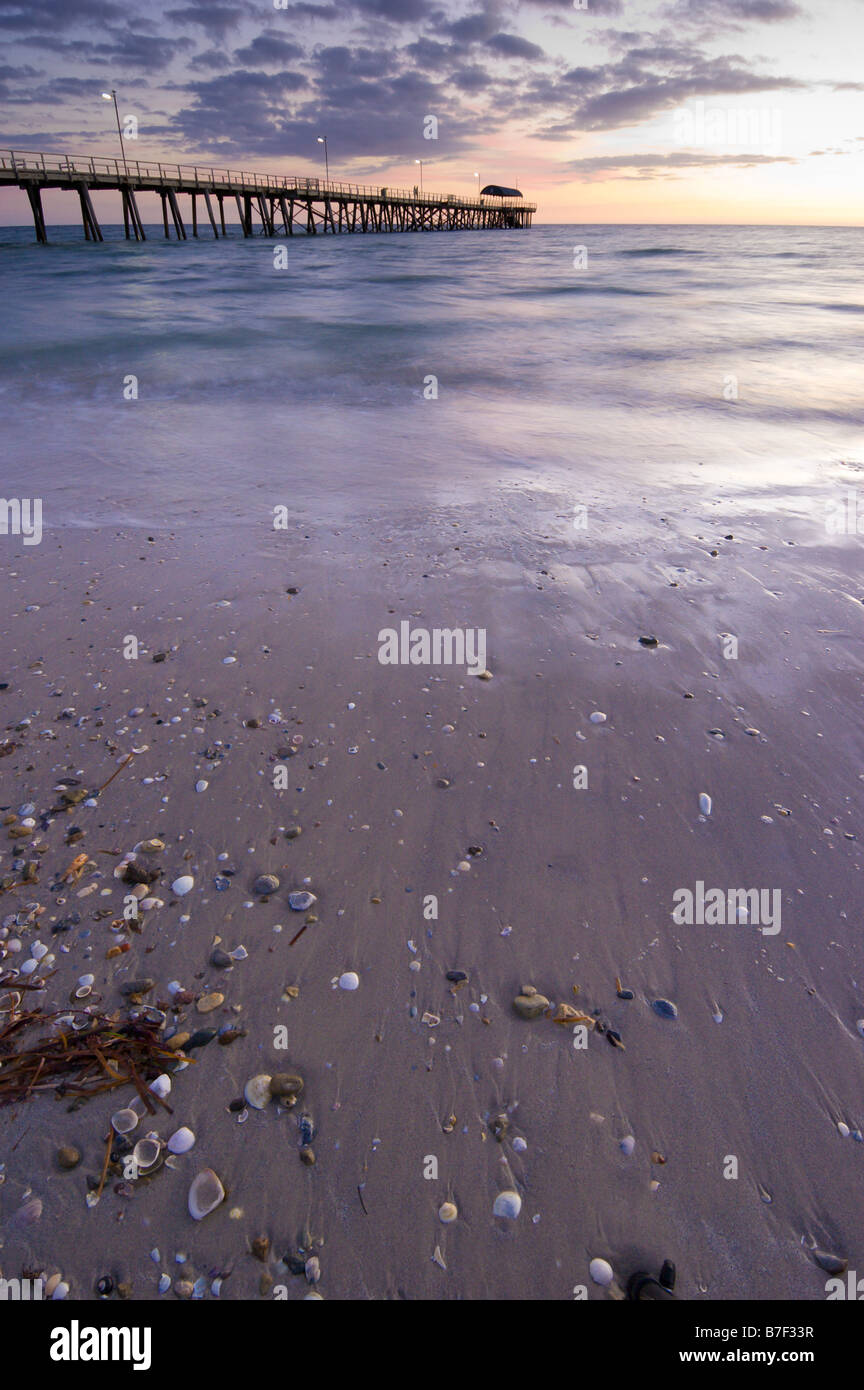 Henley beach jetty sunset hi-res stock photography and images - Alamy