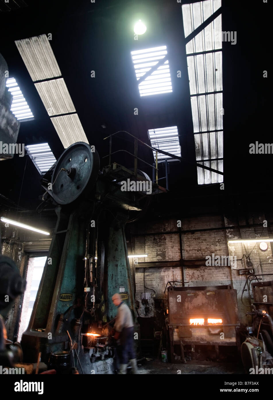 Inside a factory making manufactured goods with steel Stock Photo - Alamy