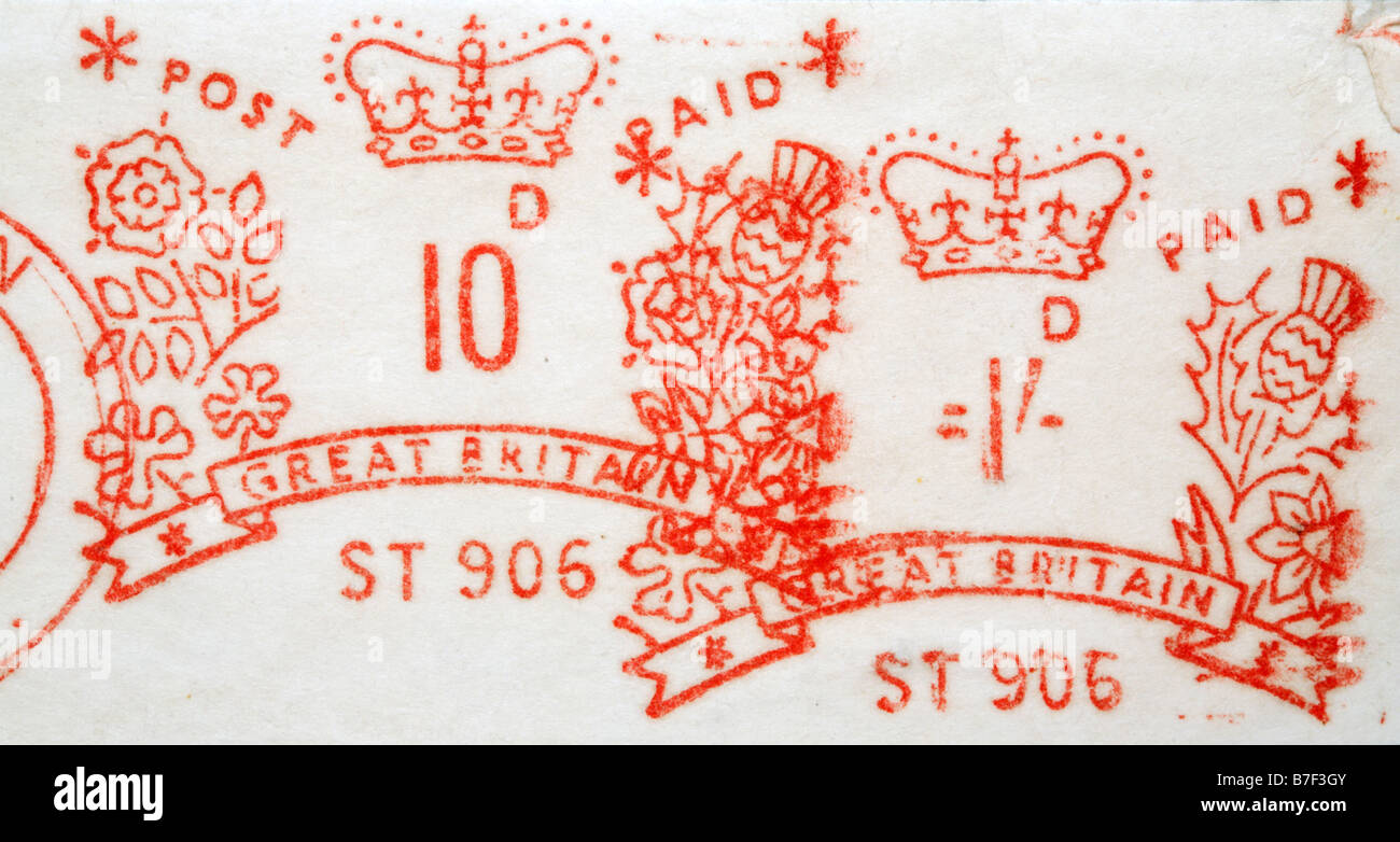 Royal mail stamp frank hi-res stock photography and images - Alamy