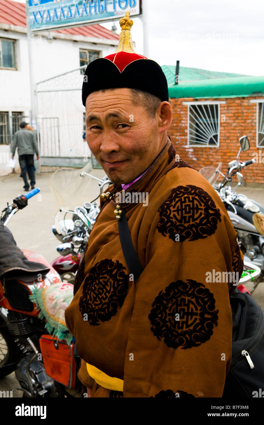 Portrait of a smiling Mongolian man Stock Photo - Alamy