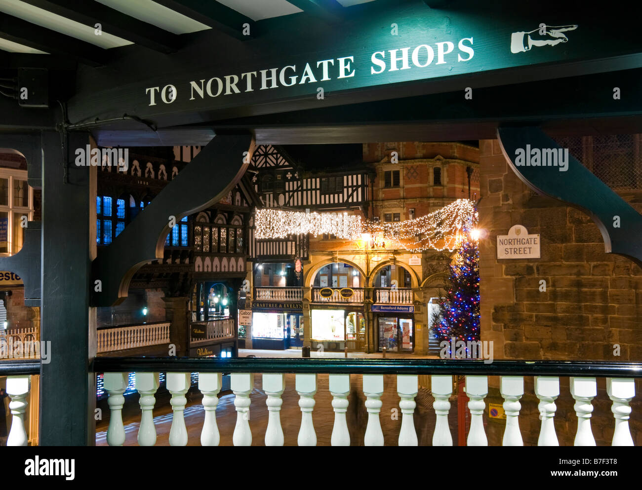 Chester rows medieval hi-res stock photography and images - Alamy