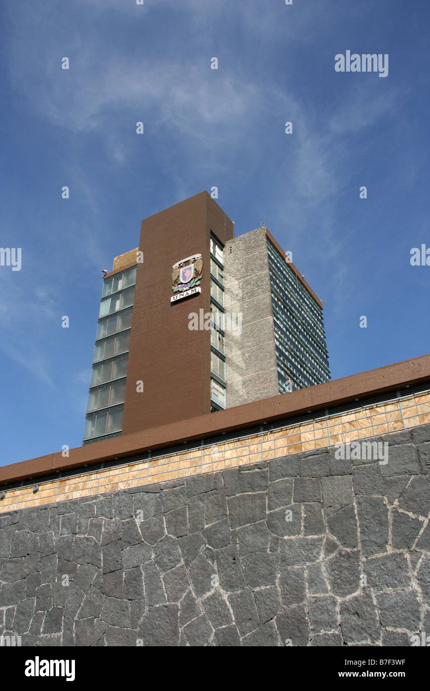 Rectory building of UNAM in Mexico city Stock Photo - Alamy