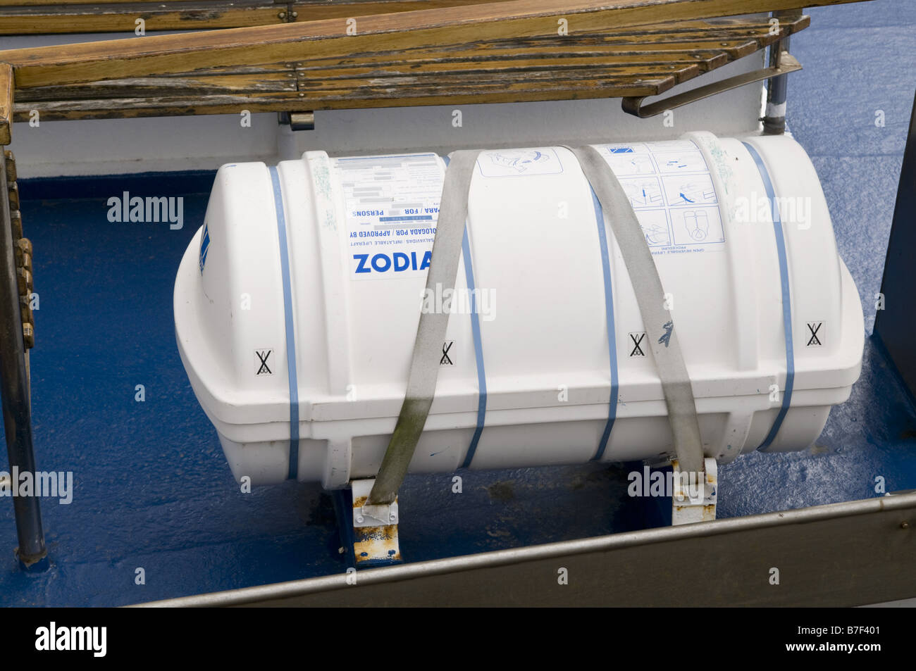 Lifeboat rescue pod Stock Photo - Alamy