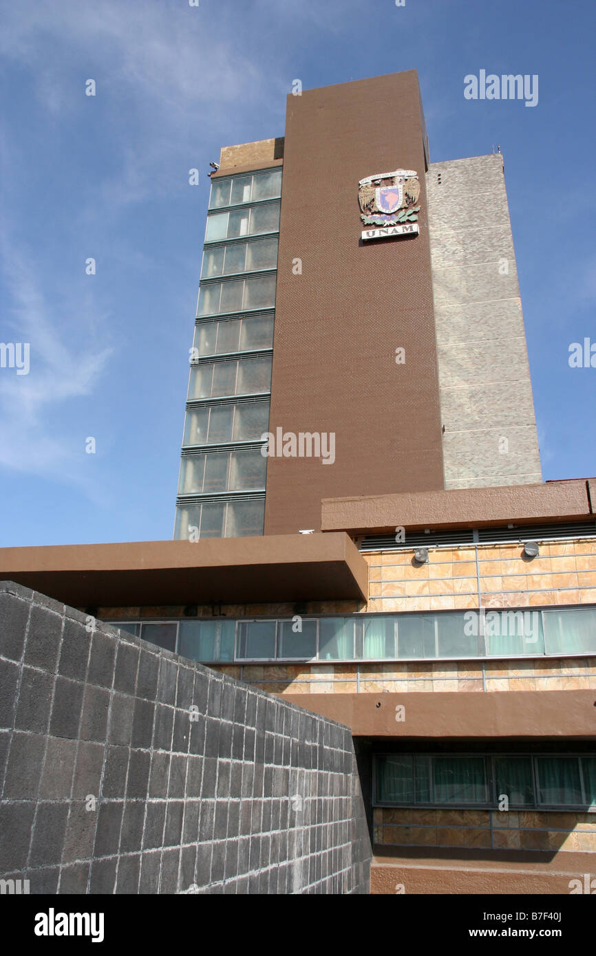 Rectory building of UNAM in Mexico city Stock Photo - Alamy