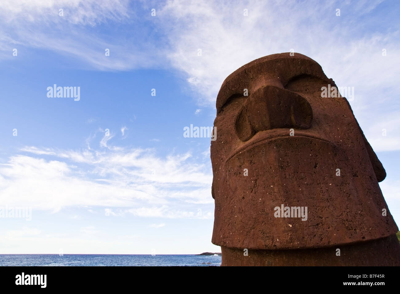 Moai Statue, Easter Island Stock Photo - Alamy