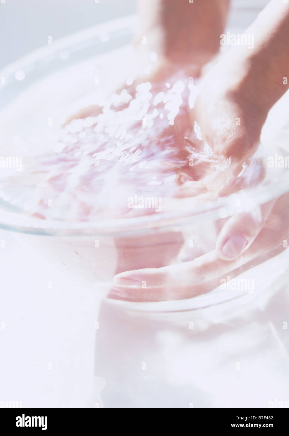 Washing ones face hi-res stock photography and images - Alamy