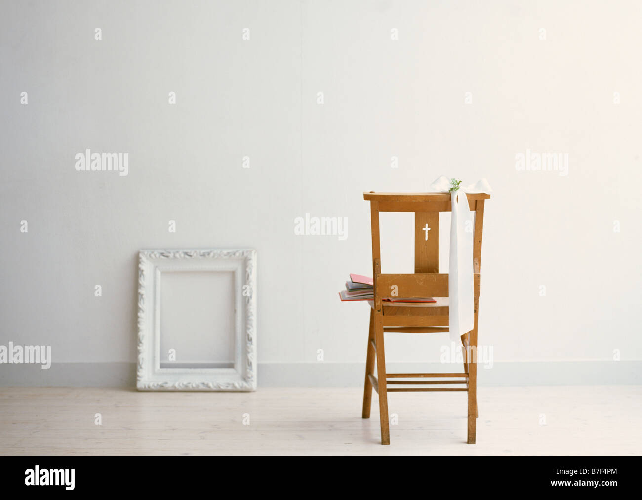 Chair and frame Stock Photo - Alamy