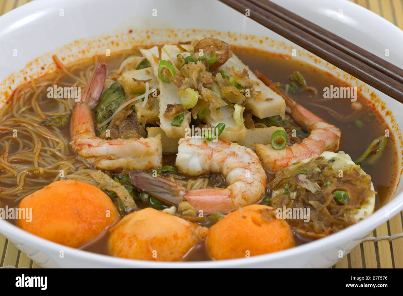 Hokkien hae mee (Hokkien Prawn Noodles Stock Photo - Alamy
