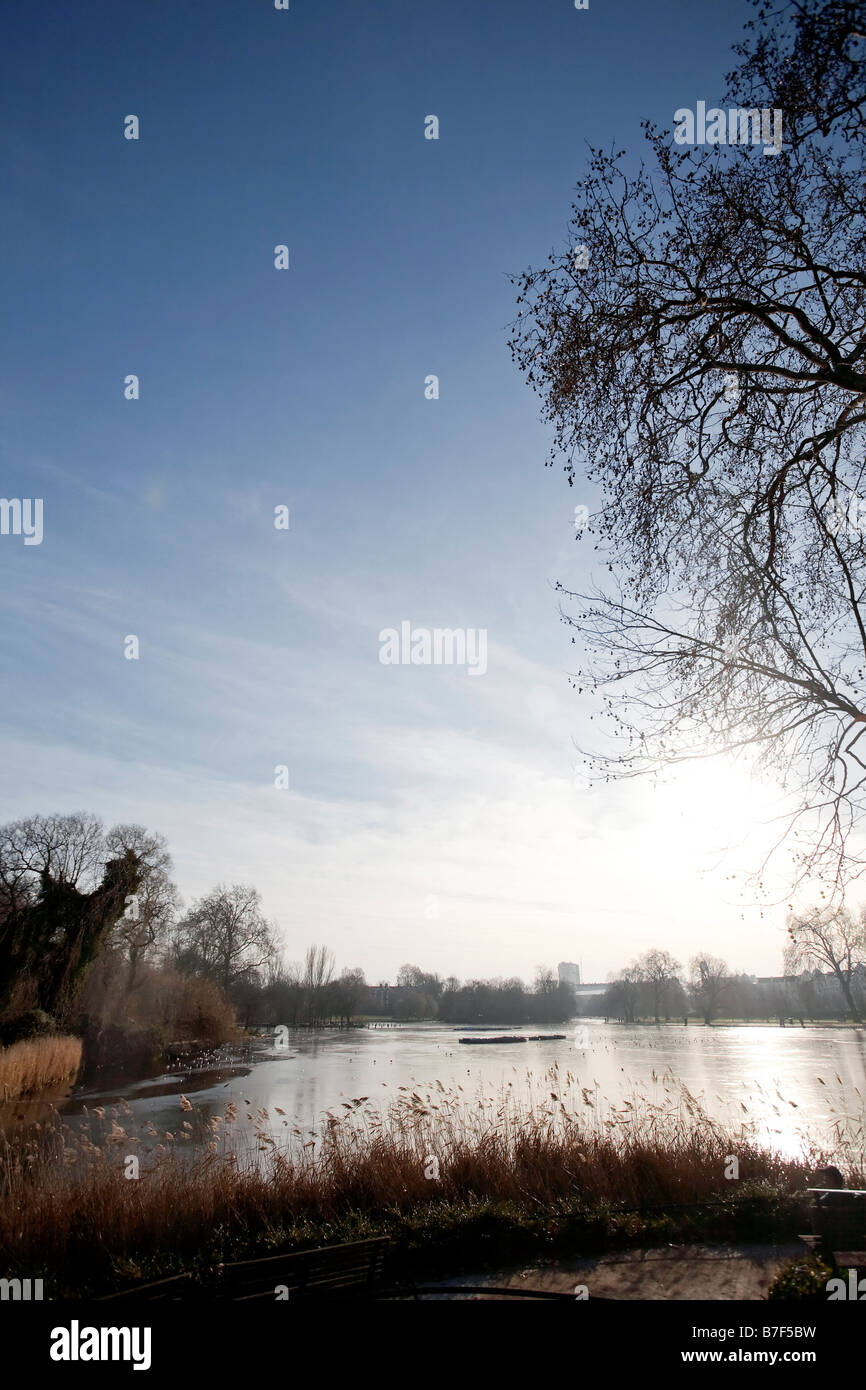 The Boating Lake, Regents Park, London, England, UK Stock Photo - Alamy
