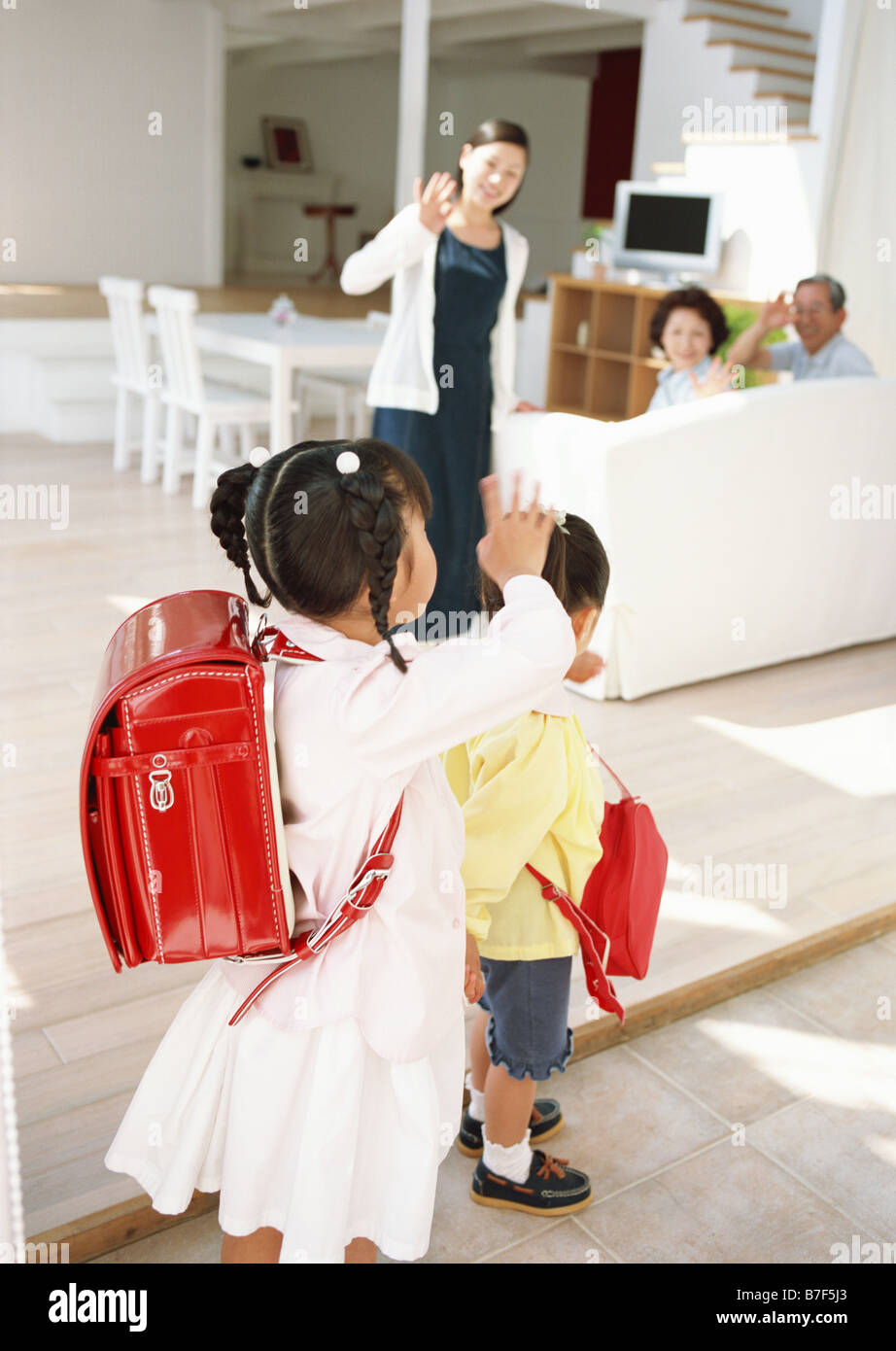 Exit school uniform elementary hi-res stock photography and images - Alamy