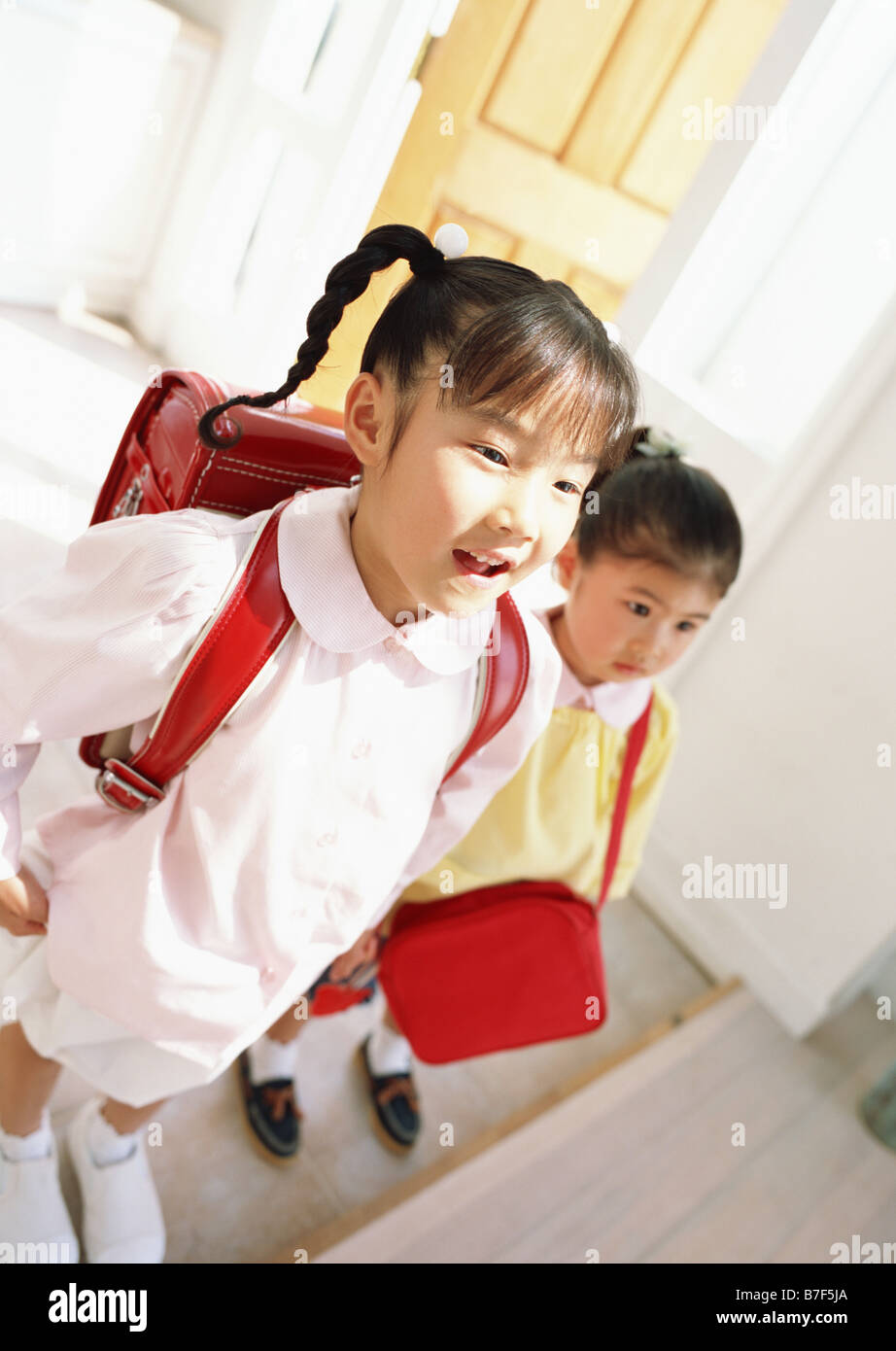Child leaving school gate hi-res stock photography and images - Alamy