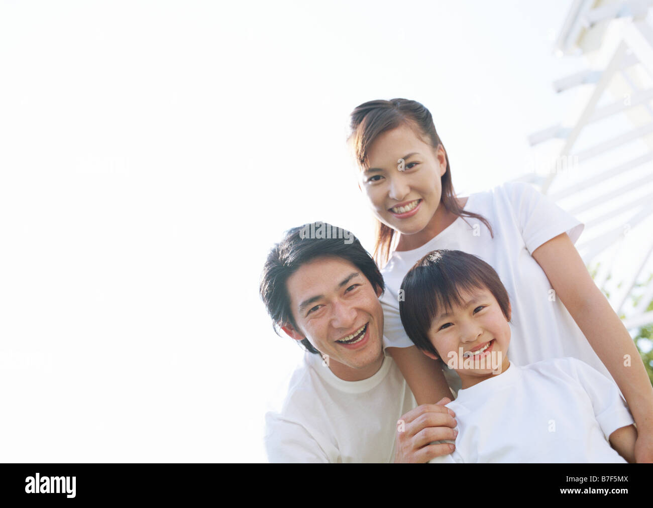 Family with smile Stock Photo - Alamy