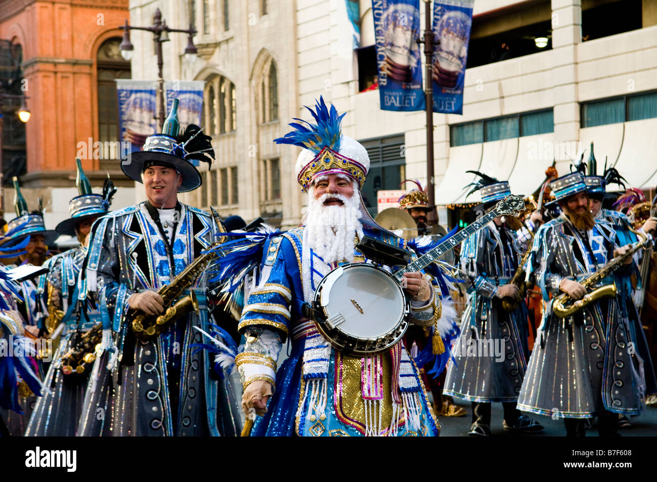 Colorful masks and costumes can be seen during the famous Mummers ...