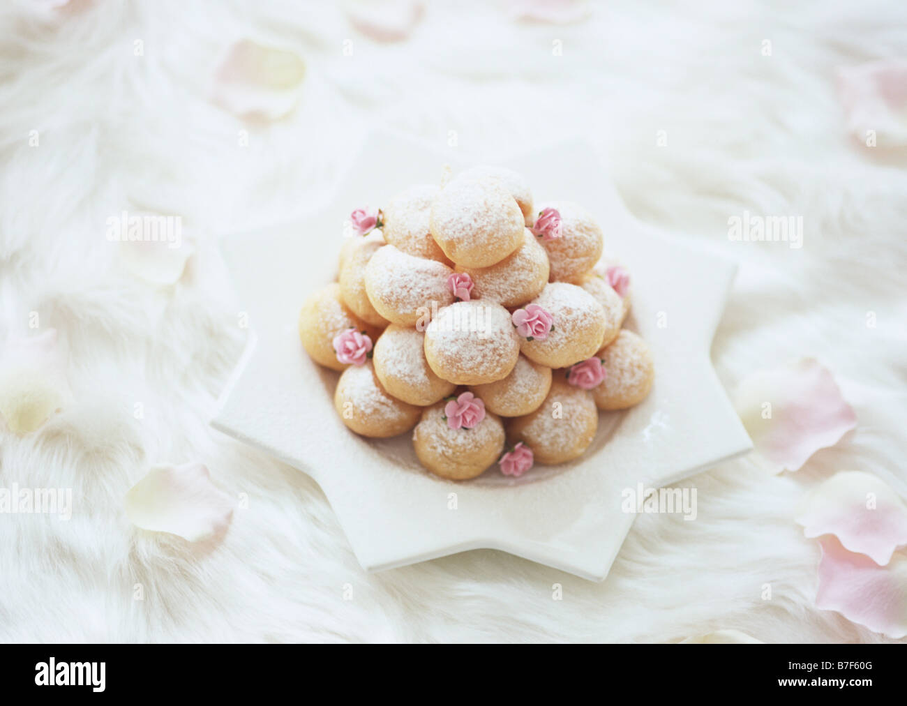 Cream Puffs Plate High Resolution Stock Photography and Images - Alamy