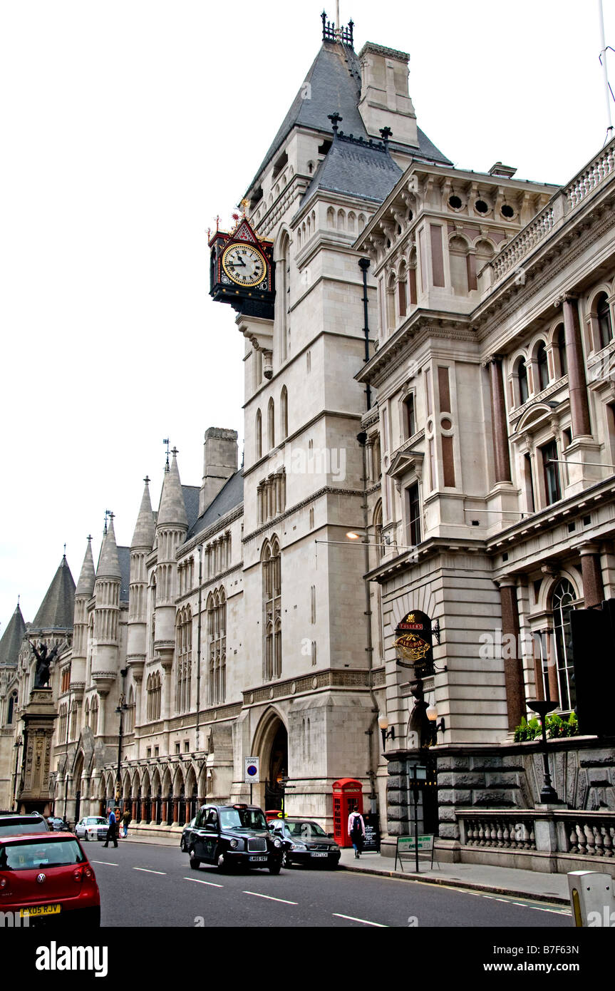 Royal courts of justice the strand london hi-res stock photography and ...