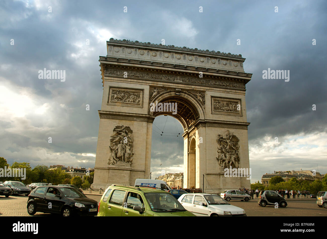 Arc de Triomphe, Paris, France, Europe Stock Photo - Alamy