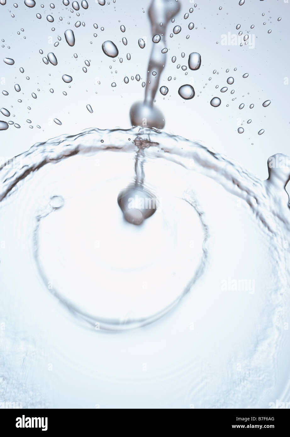 Water drops and splash Stock Photo - Alamy