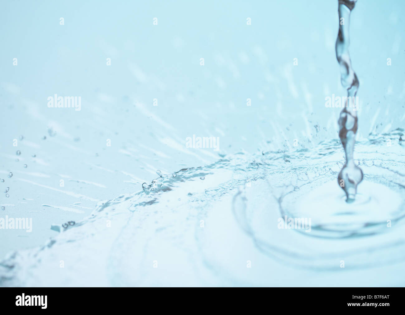 Water drops and splash Stock Photo - Alamy