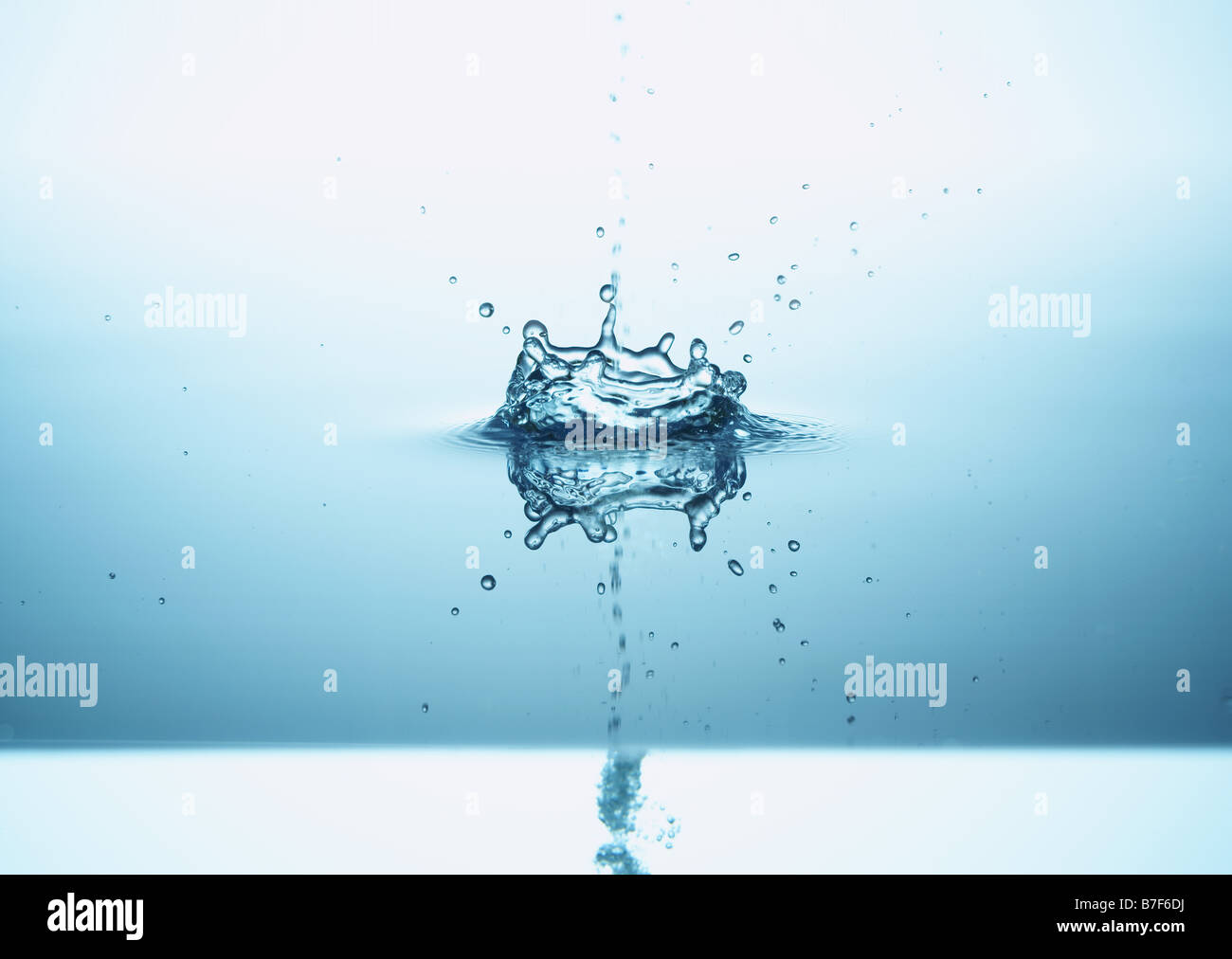 Water drops and ripple Stock Photo - Alamy
