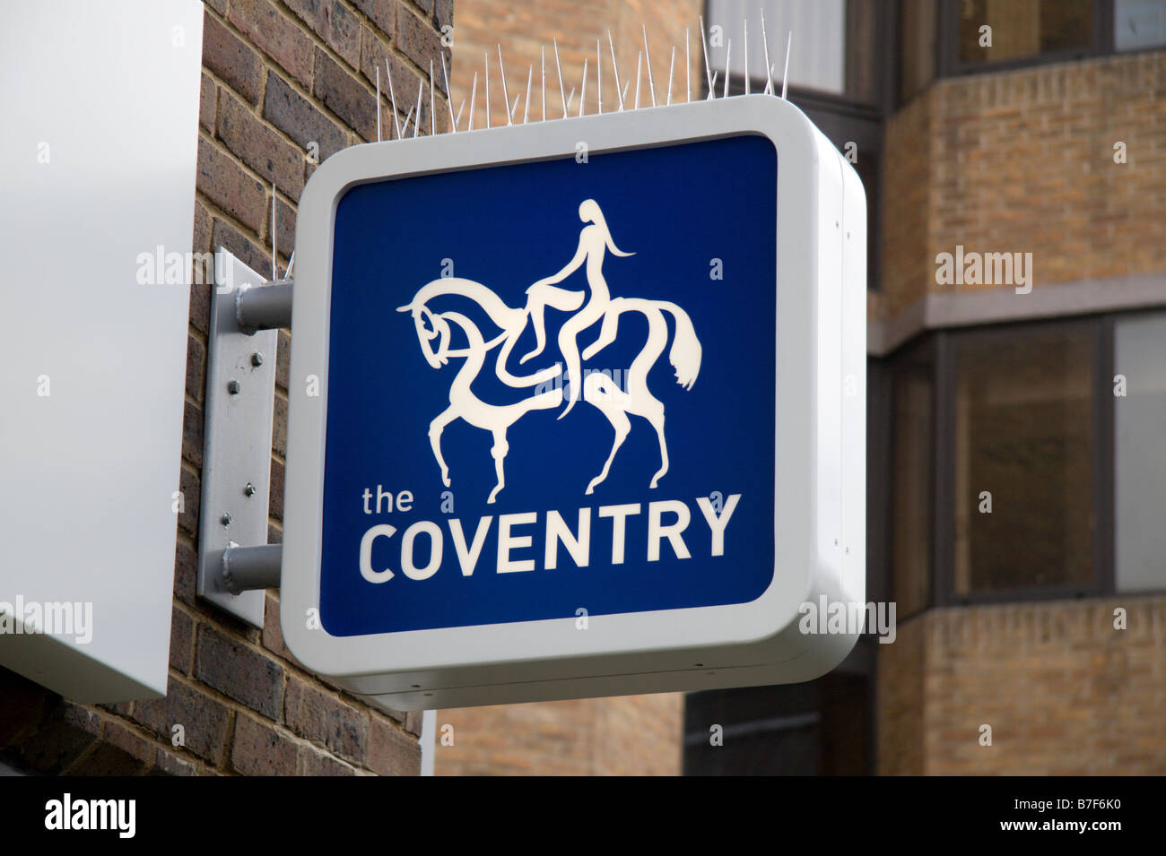 The Coventry Building Society sign at a store in Oxford England Jan ...