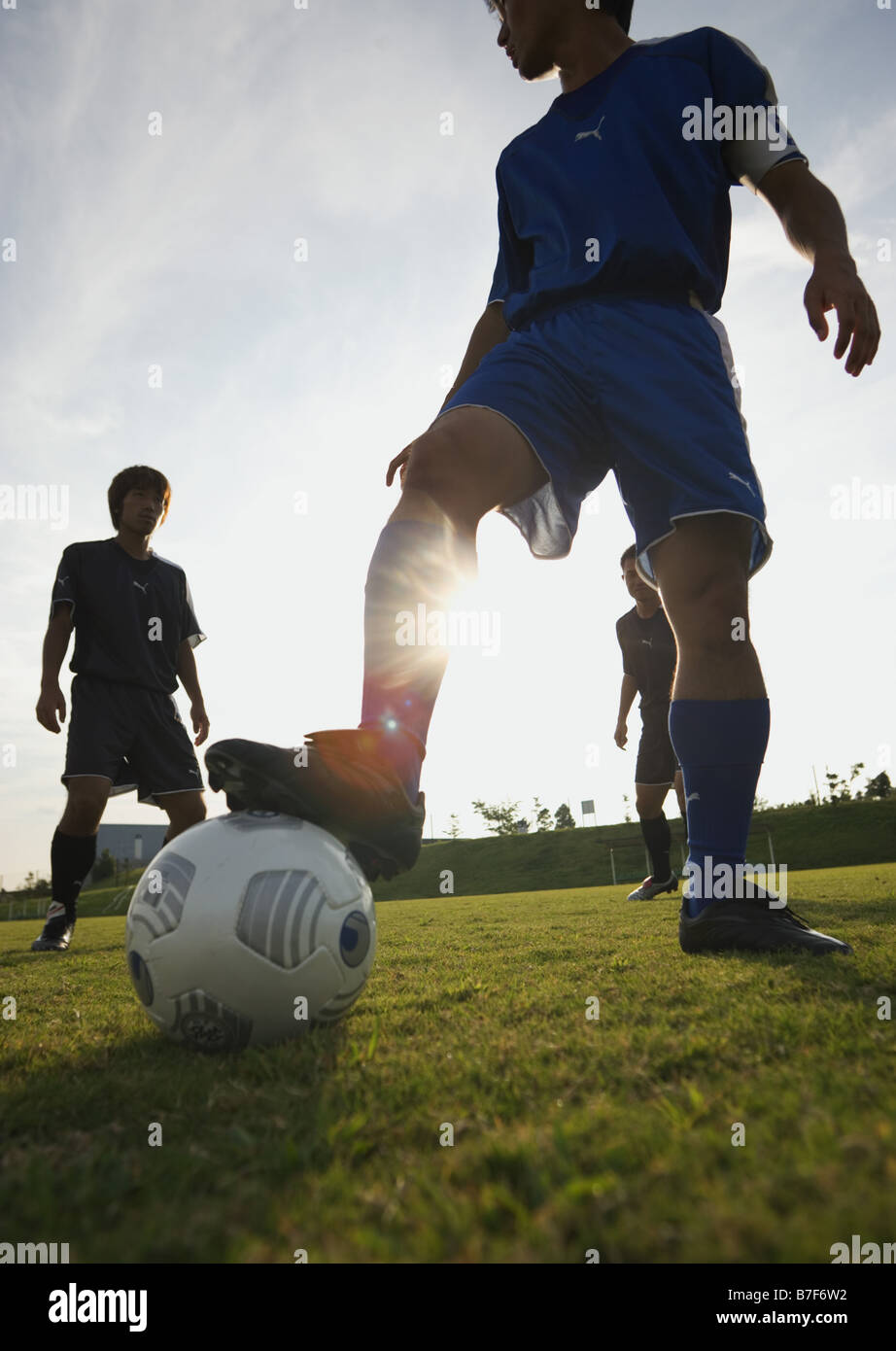 Football full length shadow hi-res stock photography and images - Alamy