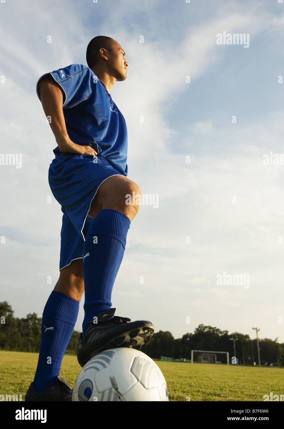 Football player (Soccer player Stock Photo - Alamy