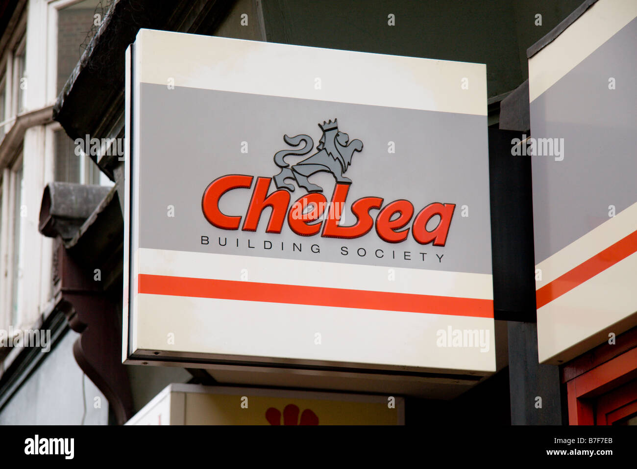 A plaque above the Chelsea Building Society in Oxford, England. Jan ...