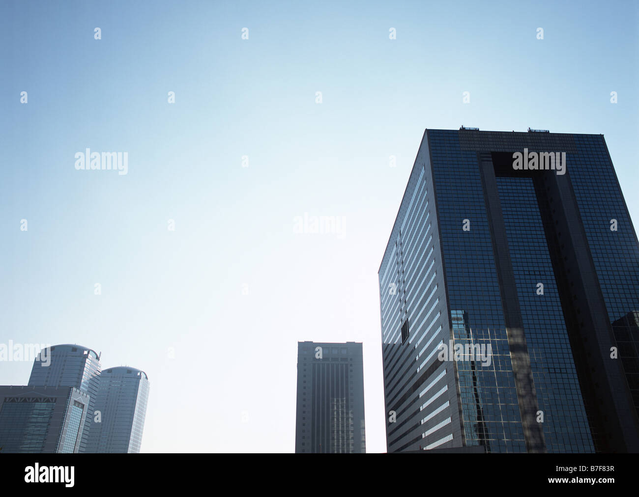 Cluster of tall buildings Stock Photo - Alamy
