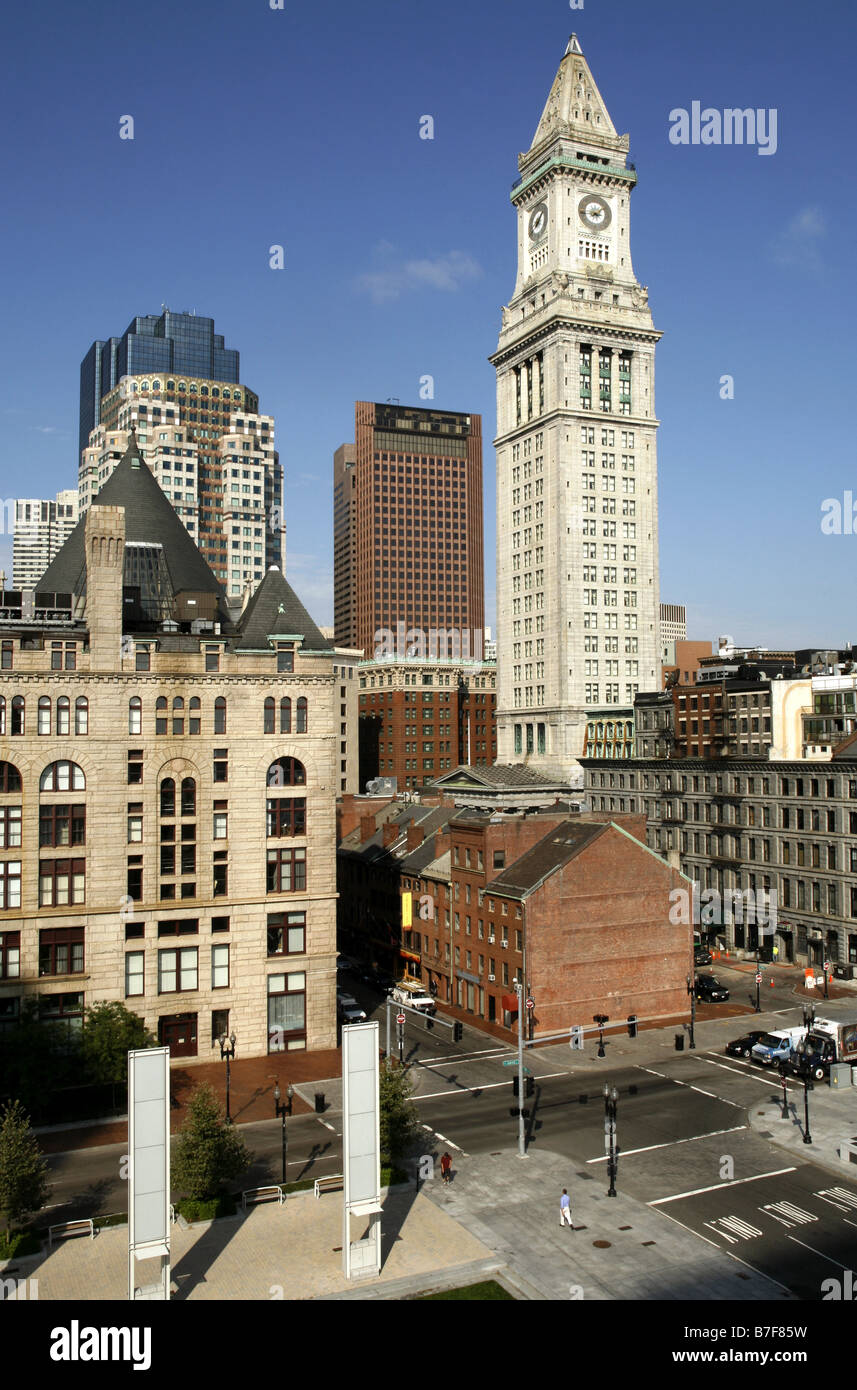 The Custom House Tower, Boston, Massachusetts, USA Stock Photo - Alamy