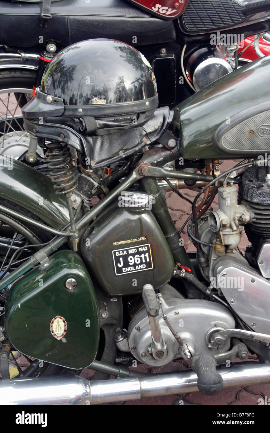 Classic British motorcycle Stock Photo - Alamy