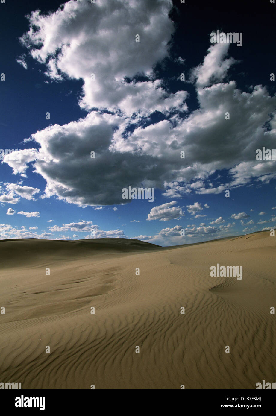 Desert and clouds Stock Photo - Alamy