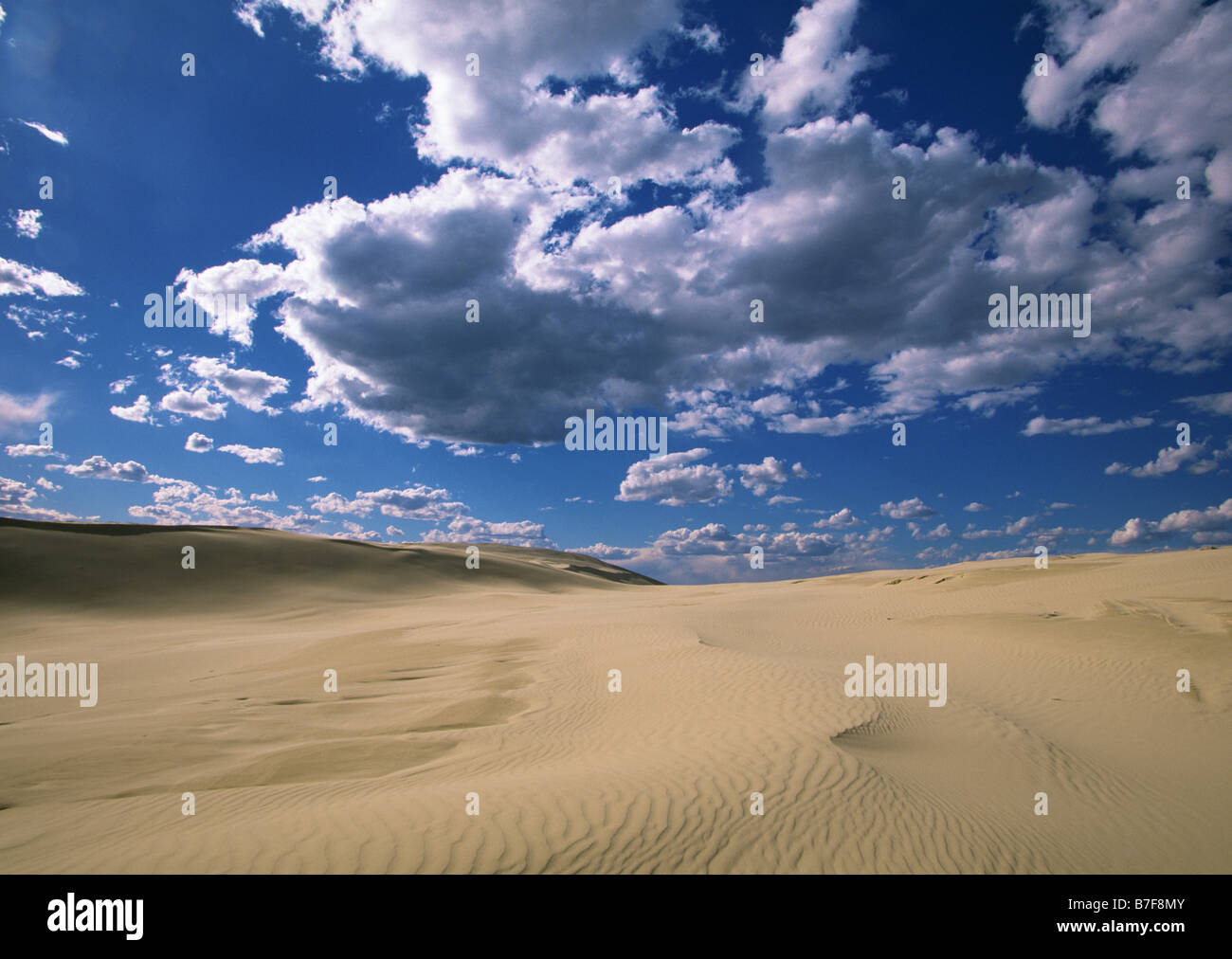 Desert and clouds Stock Photo - Alamy