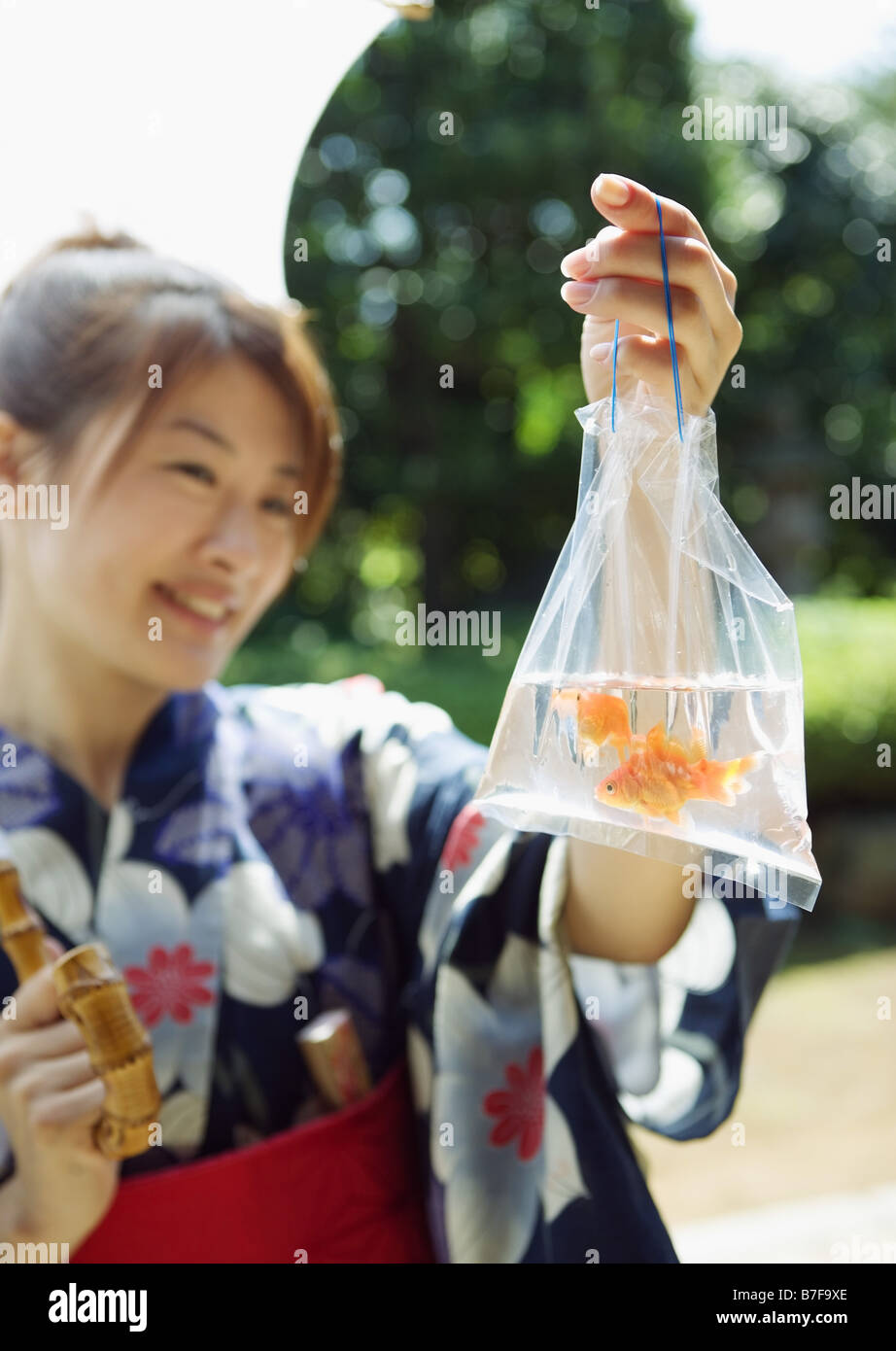 Goldfish of street fair Stock Photo - Alamy