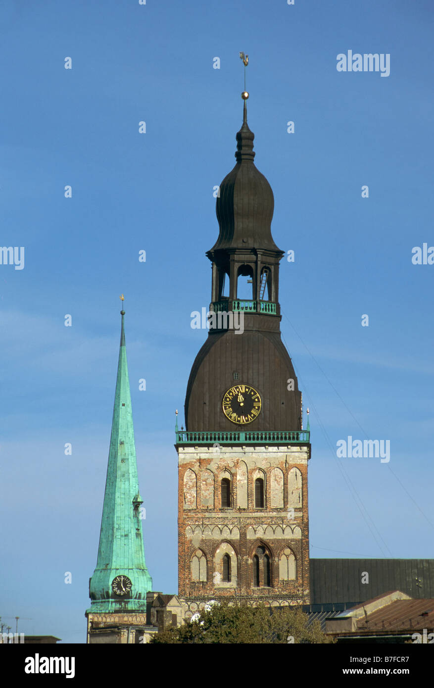 Riga cathedral tower hi-res stock photography and images - Alamy