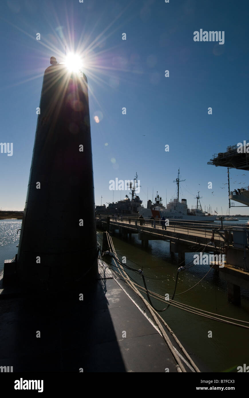 The USS Clamagore (SS-343) on display at the Patriots Point Naval ...