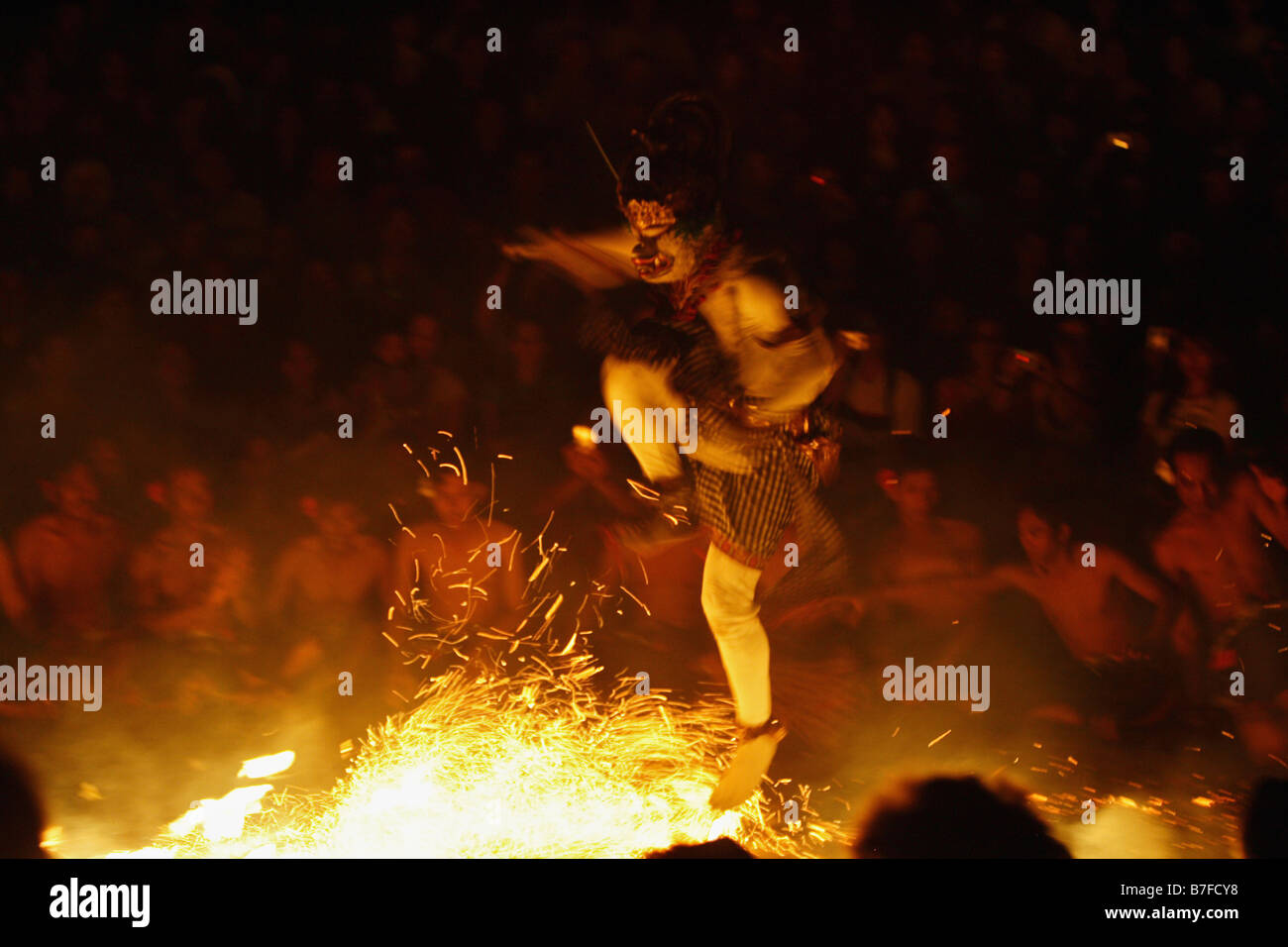Cecak fire dance Bali Stock Photo - Alamy