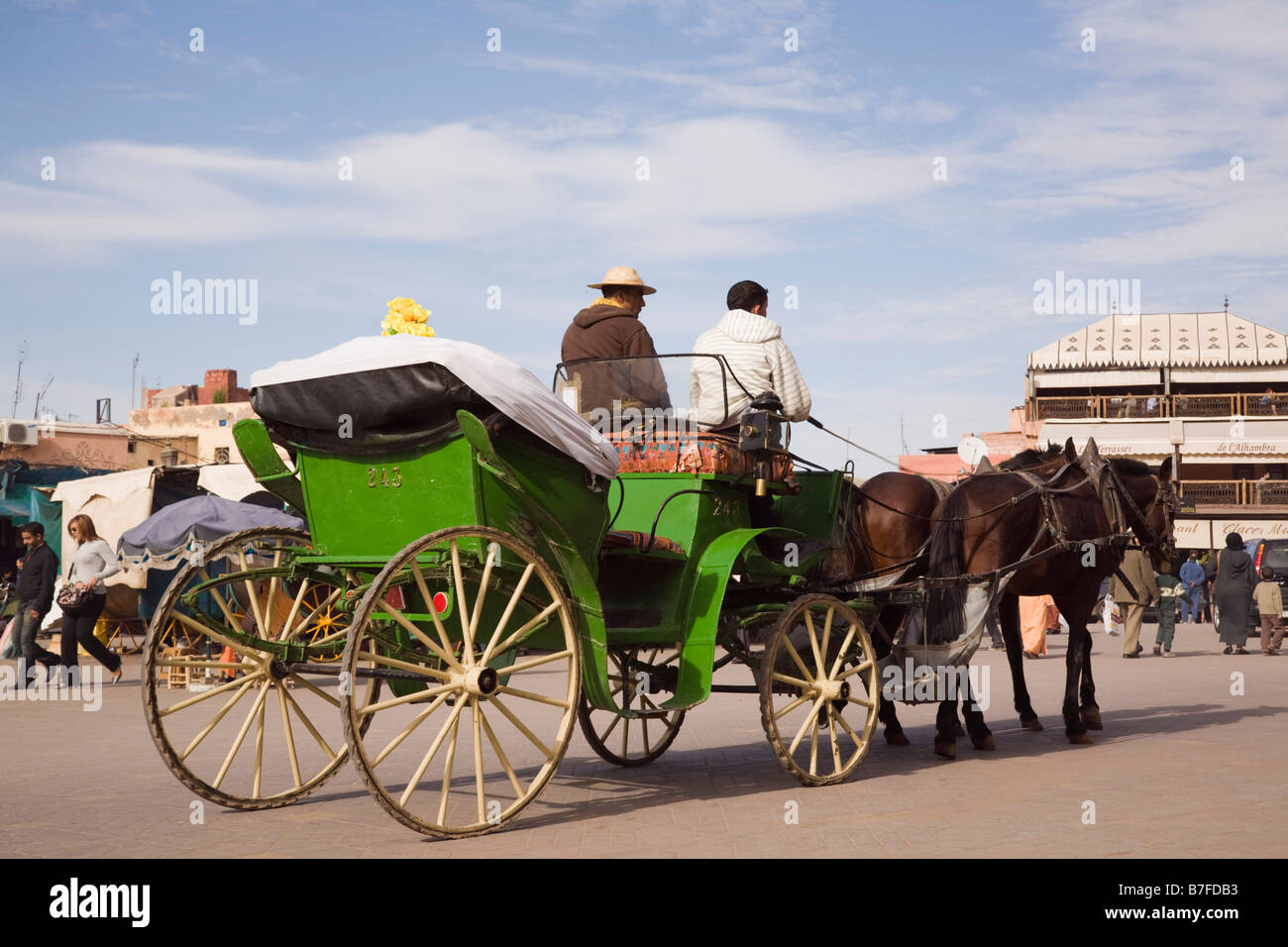 Caleche horse drawn carriage in hi-res stock photography and images - Alamy