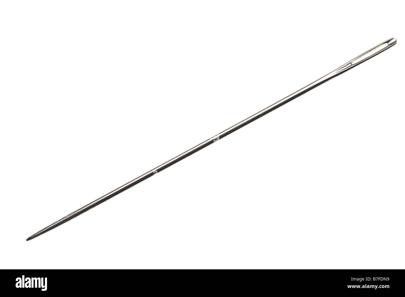 sewing needle isolated on white background Stock Photo - Alamy
